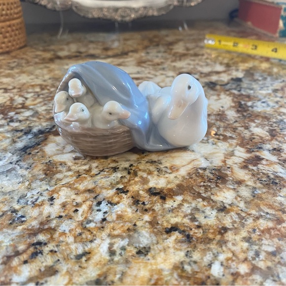 Lladro | Accents | Vintage Lladro Spain Mother And Baby Ducks Porcelain ...
